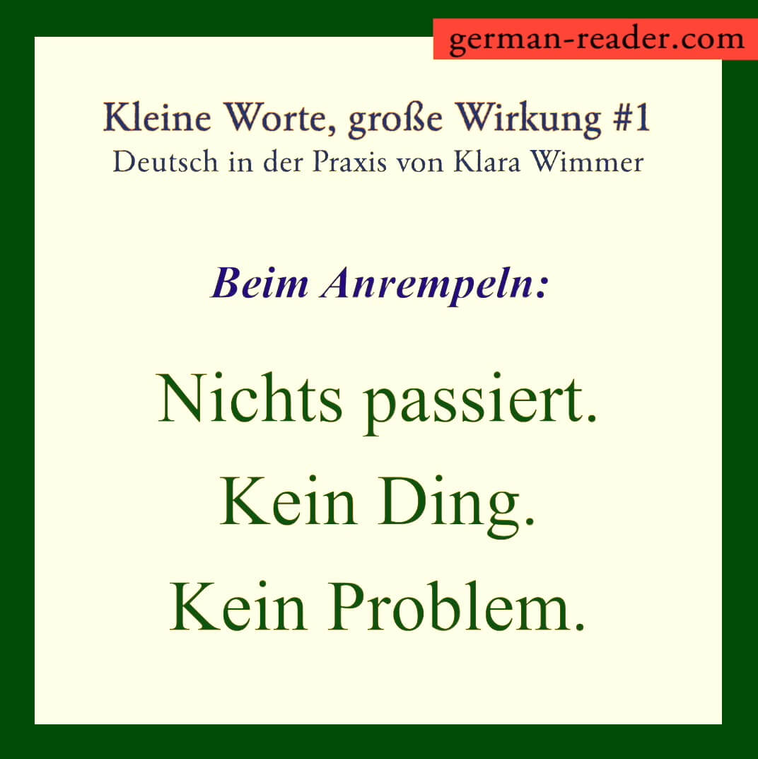 Deutsch in der Praxis: Kleine Worte große Wirkung - Videos